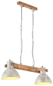 Industriální závěsné svítidlo 25 W stříbrné 109 cm E27 320525