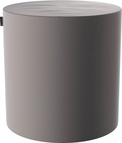 Sedák Barrel- válec pevný barva šedá látka lesklé, sametová