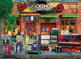 EUROGRAPHICS Puzzle Rock Shop / 1000 dílků / 68 x 48 cm