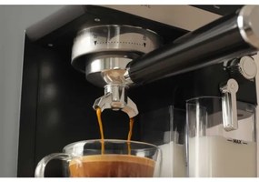 Sencor - Pákový kávovar espresso 1350W/230V černá/matný chrom