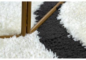 Kusový koberec Crateus krémovočerný 80x150cm