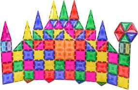 Magnetická stavebnice SUPER MAGNETISM , 93 dílků