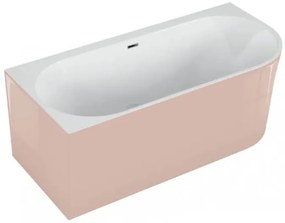 Polimat Sola 160x75 volně stojící akrylátová vana, růžová Délka vany: 160cm, Orientace: Levá