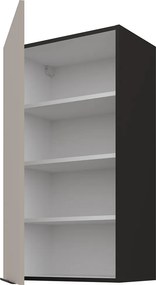 Kuchyňská linka ARIA cb | 390 cm | UNI dvířka | ANTI FINGERPRINT povrch | černá/béžová