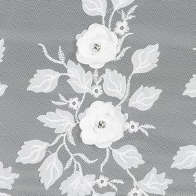KRÁTKÁ ZÁCLONA NA PÁSCE EVA MINGE ROSES4 300X90 CM KVĚTY