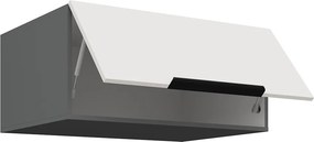 ARIA aw | horní skříňka 80 NAGU-36 1F výklopná | 80 cm | HLUBOKÁ | ANTI FINGERPRINT povrch | antracit/white