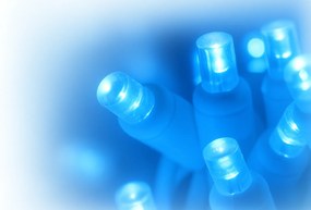 Vánoční světýlka LED záclona FLASH modrá 500 LED
