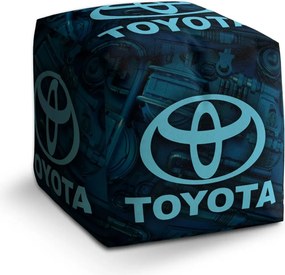 Sablio Taburet Cube Logo Toyota Motor - 50x50x50 cm