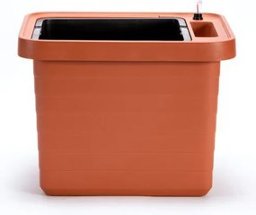Samozavlažovací velkoobjemový truhlík Berberis UNO terakota 45 cm
