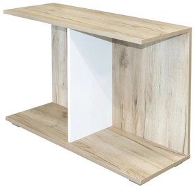 Konferenční stolek LAIT dub kraft šedý/bílá