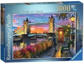 Ravensburger Západ slunce u Tower Bridge / 1000 dílků / od 12 let