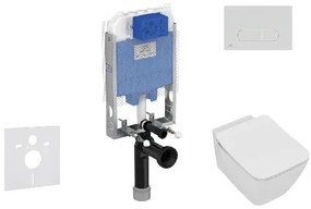 Ideal Standard ProSys - Set předstěnové instalace, klozetu a sedátka Strada II, tlačítka Oleas M1, Aquablade, SoftClose, bílá ProSys80M SP100