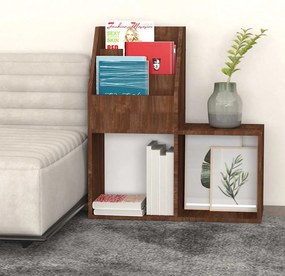 Dětský regál na časopisy hnědý dub 71 x 30 x 78,5 cm kompozit 339521