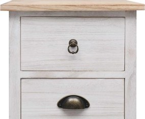 Odkládací skříňka 35 x 25 x 57 cm dřevo pavlovnie 284076