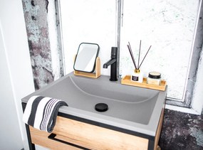 Laveo Albano, granitové umyvadlo 600x440x122 mm, šedá, LAV-VGA1510T