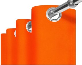 YESTU Hotový závěs na kroužcích 140x250cm různé barvy Barva: Oranžová