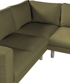 Potah na pohovku IKEA Norsborg rohová 4-místná barva zelená látka pletený vzor