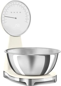 Krémová plastová digitální kuchyňská váha – SMEG