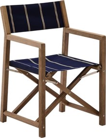 Modrá/béžová zahradní židle Vilara – Kave Home