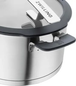 Zwilling Simplify Sada hrnců stříbrno-černá 5 ks / nerezová ocel