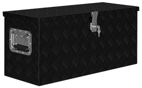 Hliníkový box 80 x 30 x 35 cm černý 146442