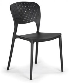 Plastová jídelní židle EASY II, šedá