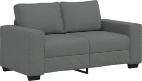 3dílná sedací souprava s poduškami tmavě šedá textil 3324650
