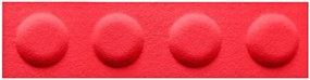 In-Design Akustický dětský 3D obkladový panel kostka 60x15 cm - různé barvy Obkladový panel: Barva: Červená