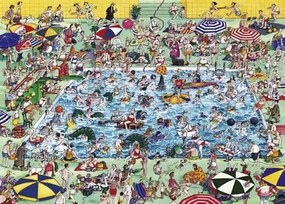 HEYE Puzzle Cartoon Classics: Zchlaďte se / 1000 dílků / 70 x 50 cm
