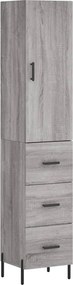 Skříň highboard šedá sonoma 34,5 x 34 x 180 cm kompozitní dřevo 3198863