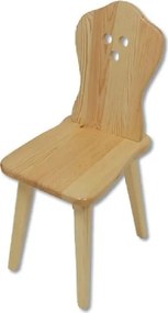 Casarredo - Komfort nábytek Dřevěná jídelní židle TK-110 borovice | barva: bez moření borovice