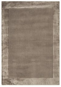 Hnědý ručně tkaný koberec s příměsí vlny 80x150 cm Ascot – Asiatic Carpets