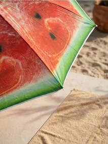 Sinsay - Plážový slunečník s motivem melounu - červená