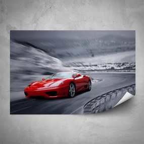 Plakát - Ferrari (60x40 cm) - PopyDesign