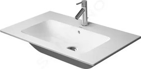 DURAVIT - ME by Starck Umyvadlo nábytkové 830x490 mm, s přepadem, s otvorem pro baterii, bílá (2336830000)