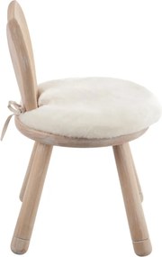 Dřevěná židlička pro děti Rabbit - 34*34*55 cm