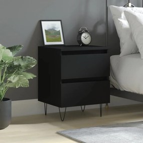 vidaXL Noční stolek 40x35x50 cm kompozitní dřevo [826882] Barva: Černá
