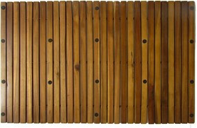 Koupelnová předložka 2 ks 80 x 50 cm akáciové dřevo 271768