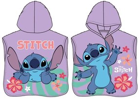 Carbotex dětské pončo Lilo a Stitch Pozdrav z Havaje 50x115 cm