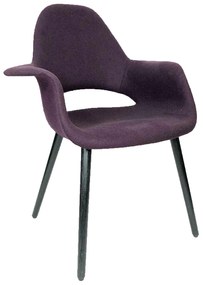 Výprodej Vitra designové židle Organic Chair (tmavě fialová)