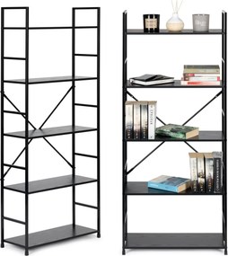 Regál LOFT 58,5 cm černý