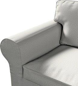 Potah na pohovku IKEA  Ektorp 2-místná, nerozkládací barva šedá látka pletený vzor