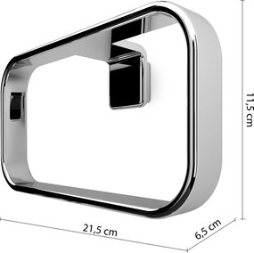 Gedy Gedy, IL GIGLIO držák ručníků kruh, chrom, A97013