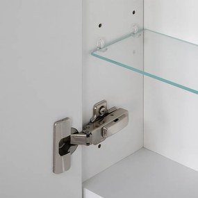 Comodo Zrcadlová skříňka závěsná s LED osvětlením Elite W 60 ZS