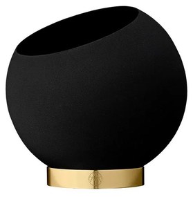 Květináč Globe Black 17 cm AYTM