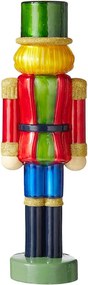 X-MAS LED Louskáček skleněný 30 cm - červená