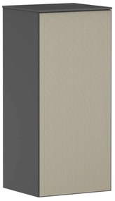 Hansgrohe Xevolos E - Boční skříňka 41x89x36 cm, 1 dvířka, panty vlevo, matná šedá/bronz 54214390