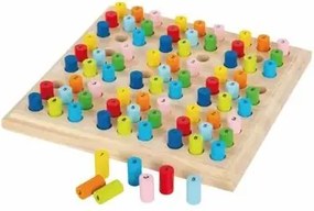 Small Foot Dřevěné sudoku barevné válečky / od 6 let