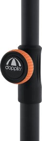 Doppler myZone zahradní slunečník 190 x 125 cm světle šedá
