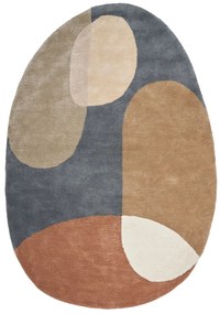 Viskózový koberec 160 x 230 cm vícebarevný KAFAR Beliani